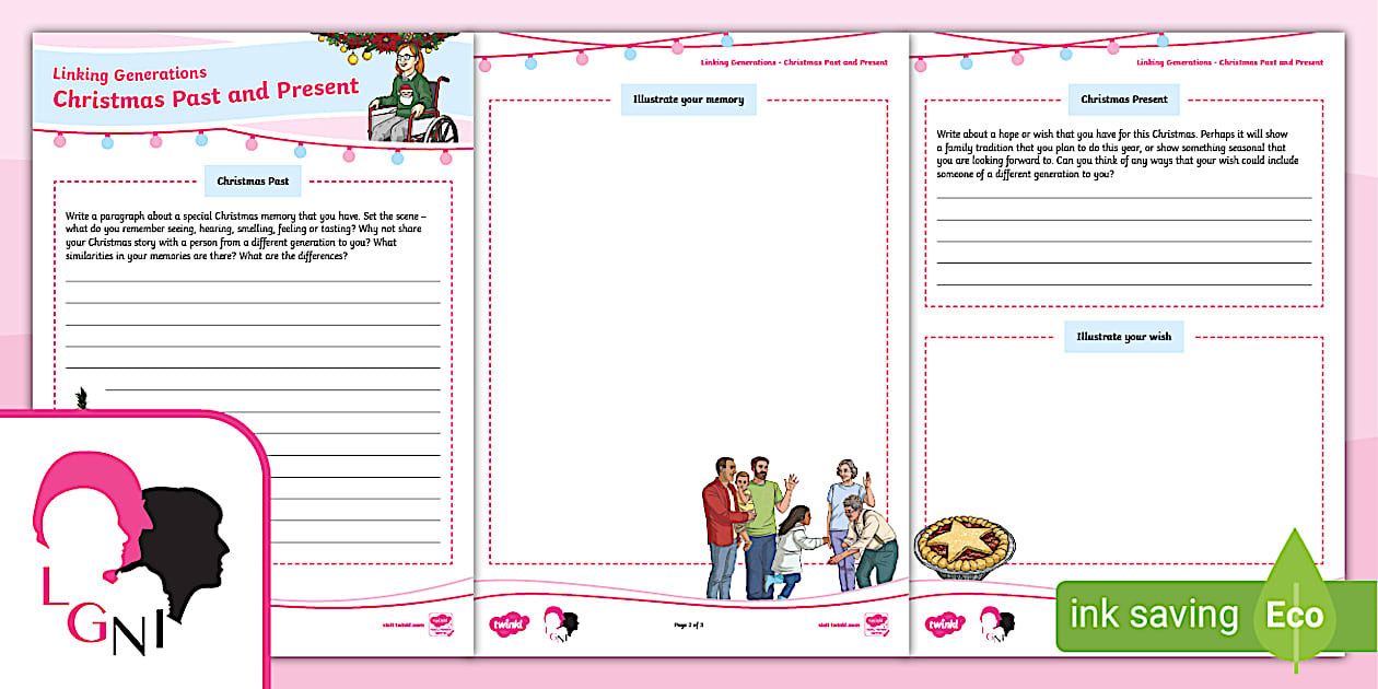 FREE! - Linking Generations Christmas Past Present KS2 Activity