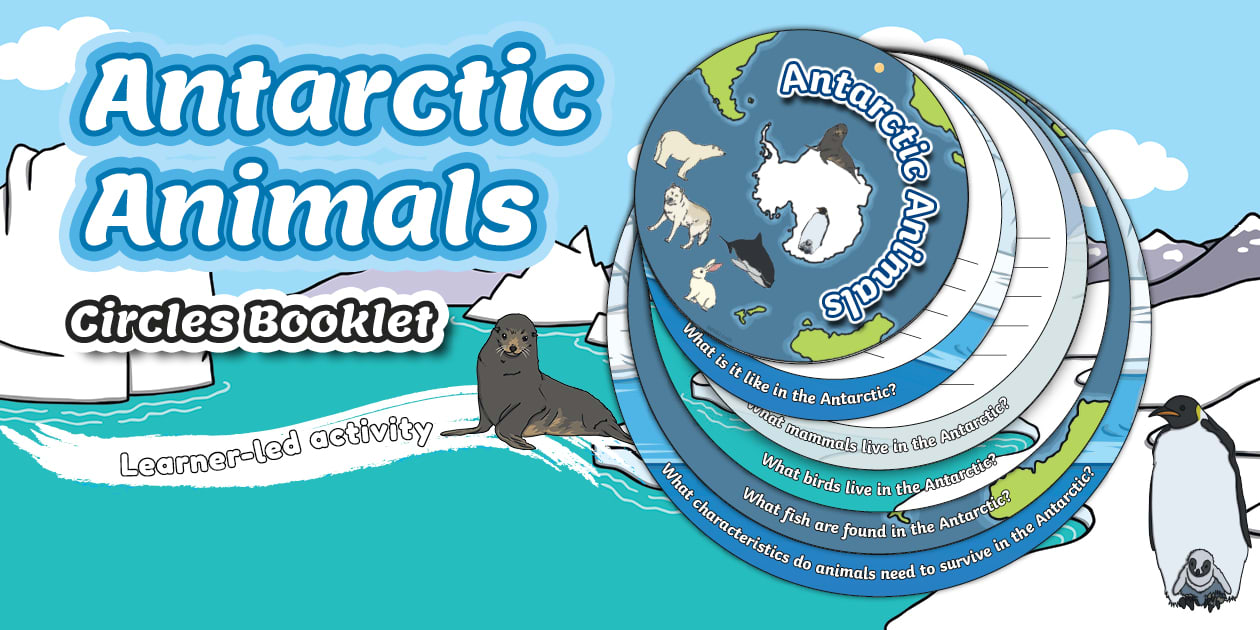 Antarctic Animals Circles Booklet