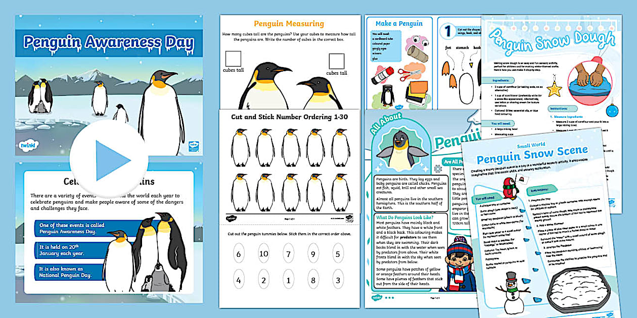 All About Penguins Activity Pack