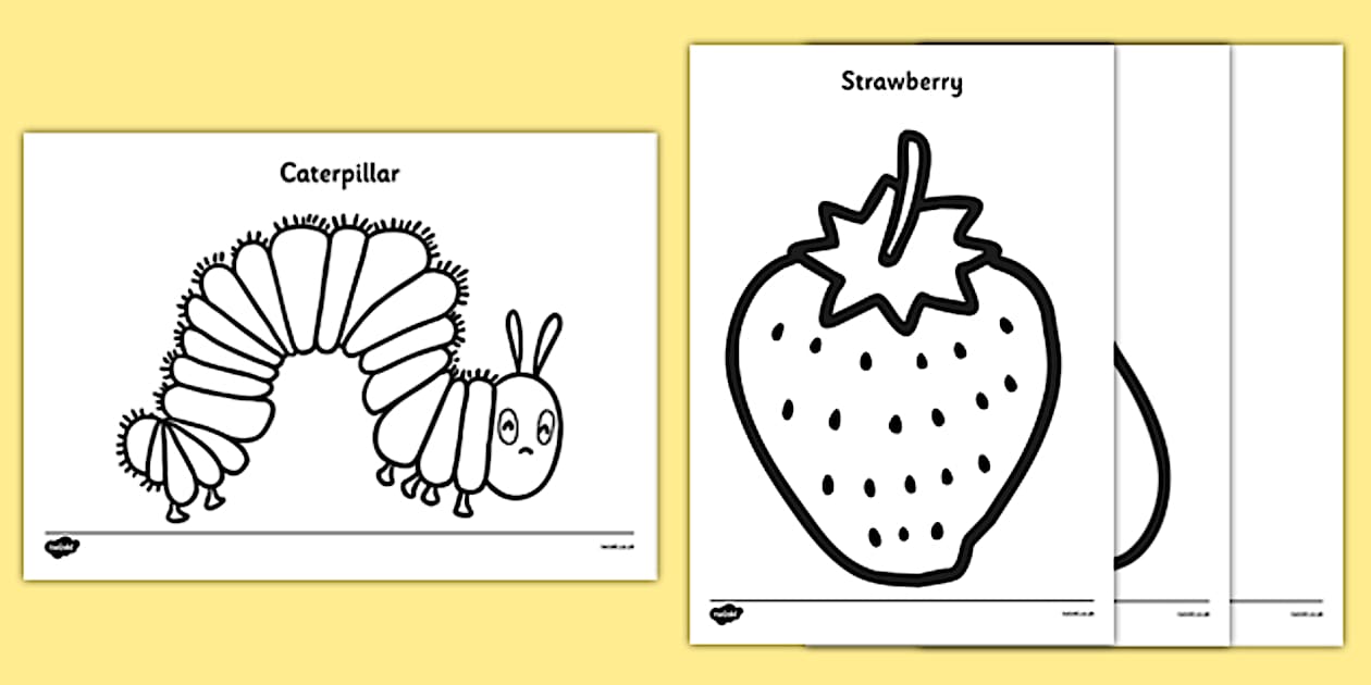 Coloring Pages The Very Hungry Caterpillar