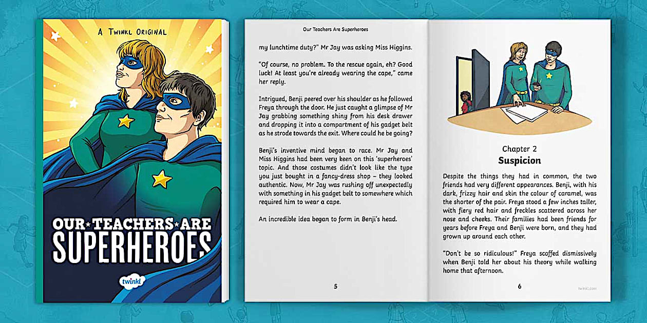 Our Teachers Are Superheroes | LKS2 Superhero Story - Twinkl