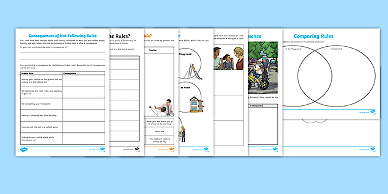 Rules Activity Pack (teacher made) - Twinkl