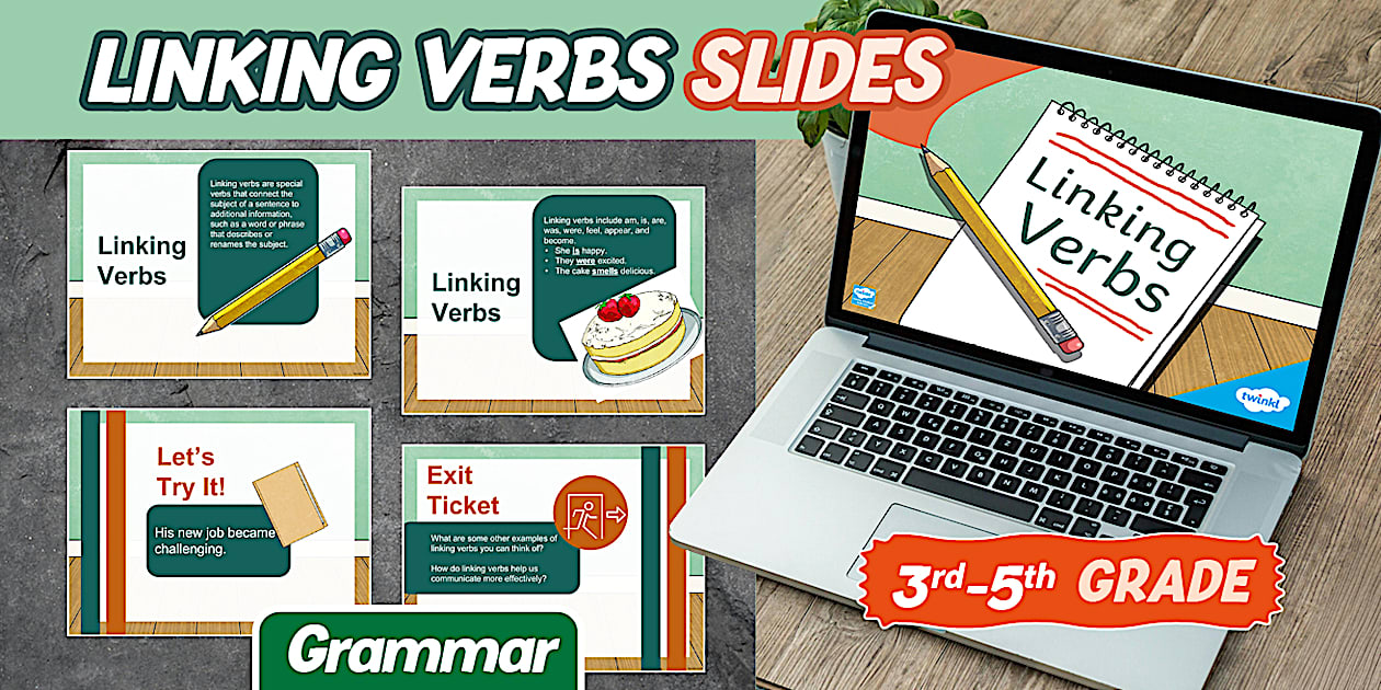 Example of Linking Verbs | ELA Resource | Twinkl USA