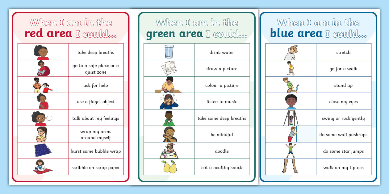 My Self-Regulation Cards