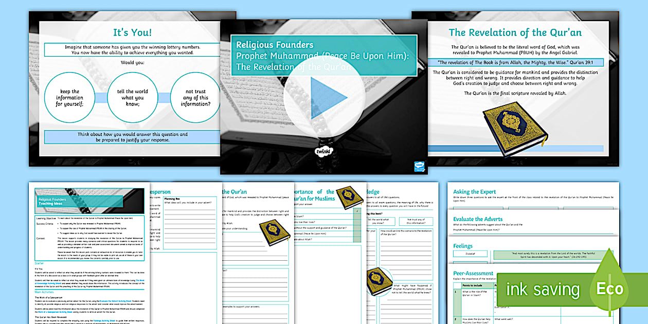 Religious Founders: Prophet Muhammad and the Revelation of the Qur'an ...