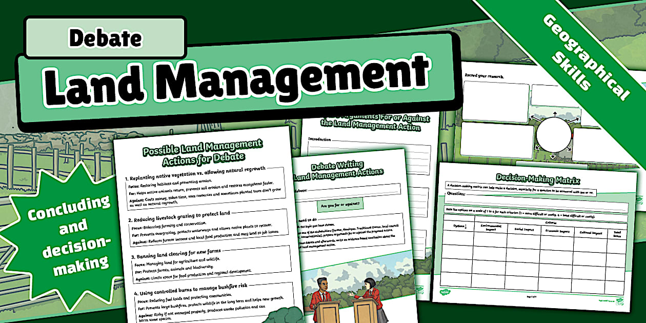 Land Management Debate