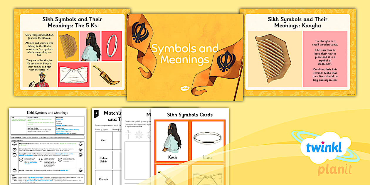 RE: Sikhi Symbols and Meanings - Year 3 Lesson Pack - Twinkl