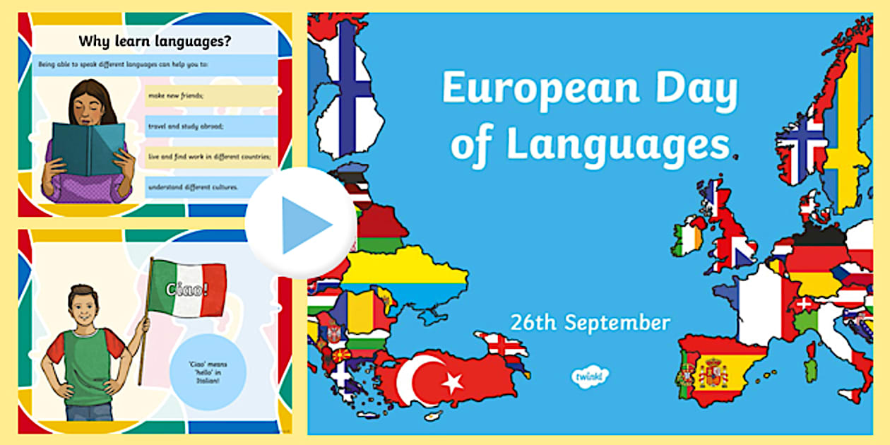 European Day of Languages PowerPoint - Twinkl Resources