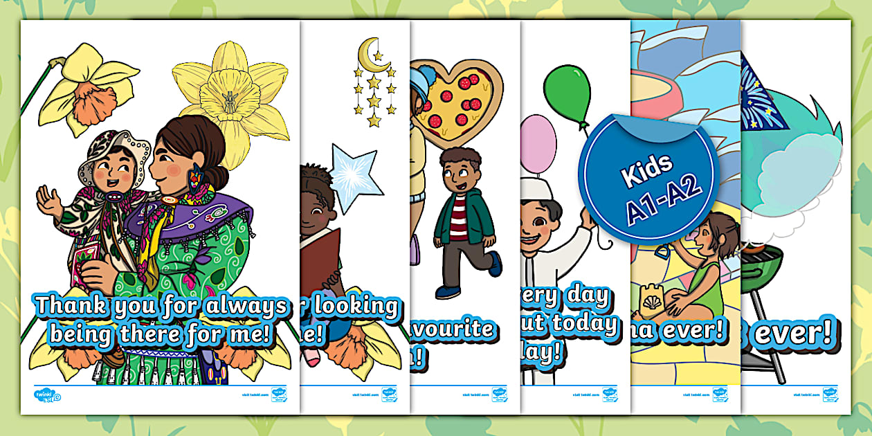 ESL Inclusive Mother's Day Cards (teacher made) - Twinkl