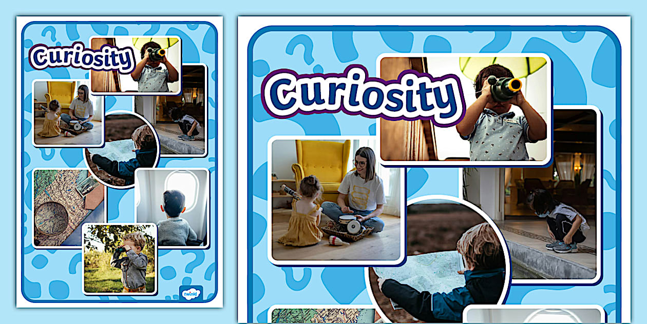Curiosity Photo Display Poster - Twinkl Primary
