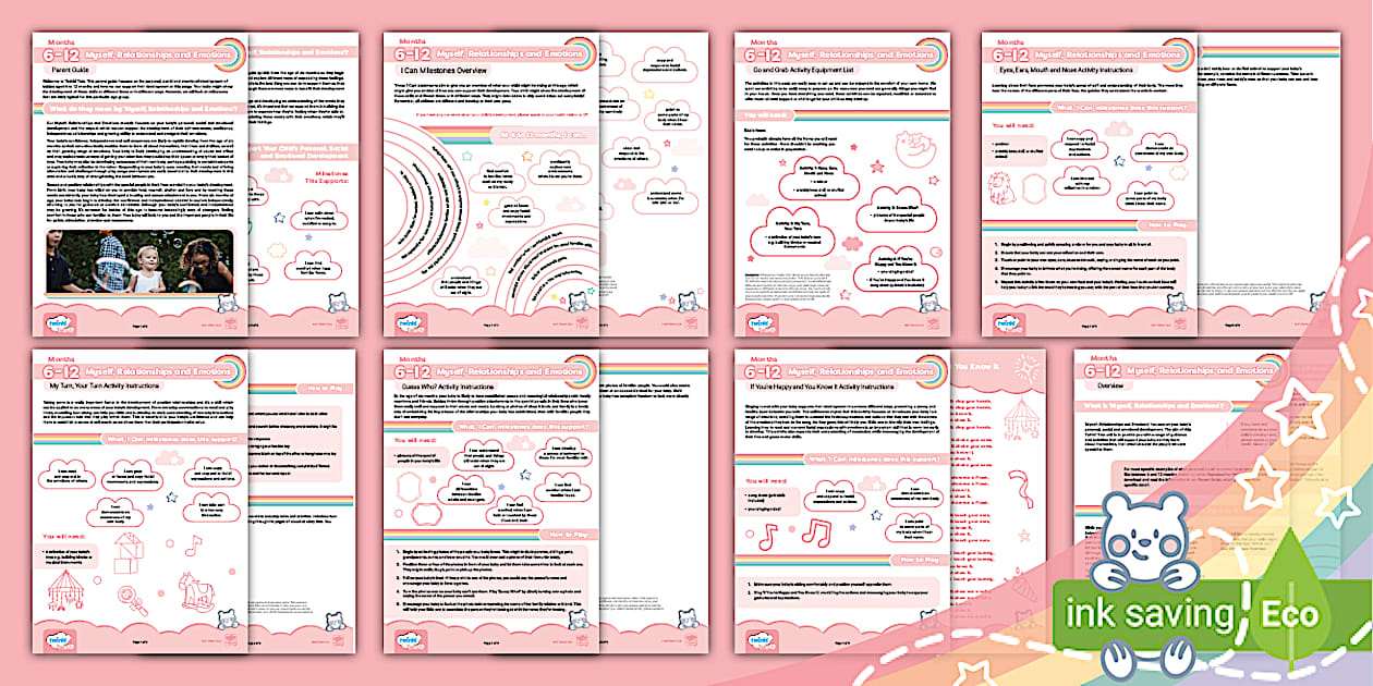 FREE! - 6-12 Months Myself Relationships Emotions Twinkl Tots Pack