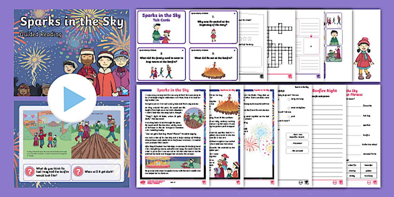 Sparks in the Sky Guided Reading Pack - Twinkl