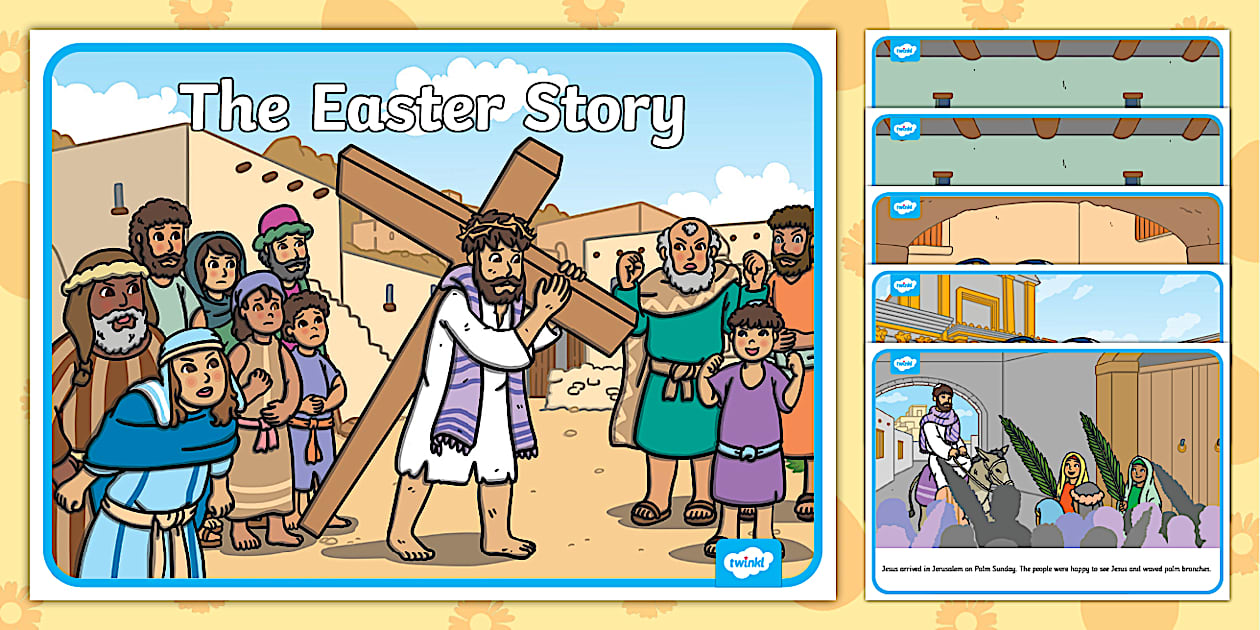 KS1 The Easter Story Sequencing Cards for Kids - Twinkl