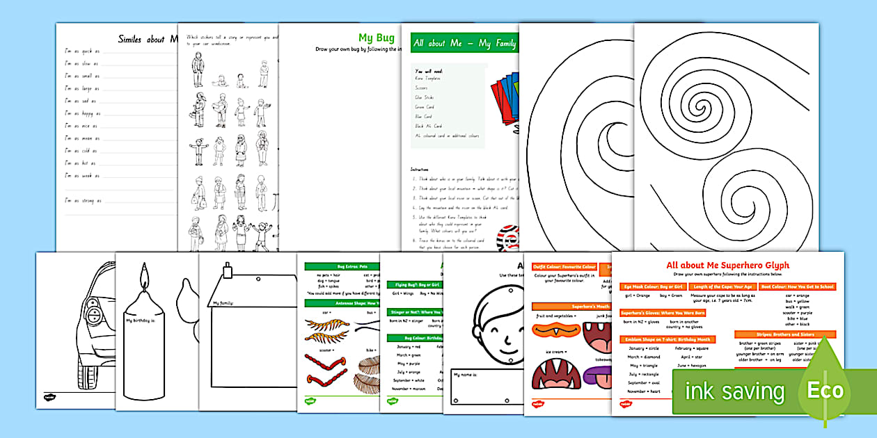 All about Me Resource Pack - Twinkl