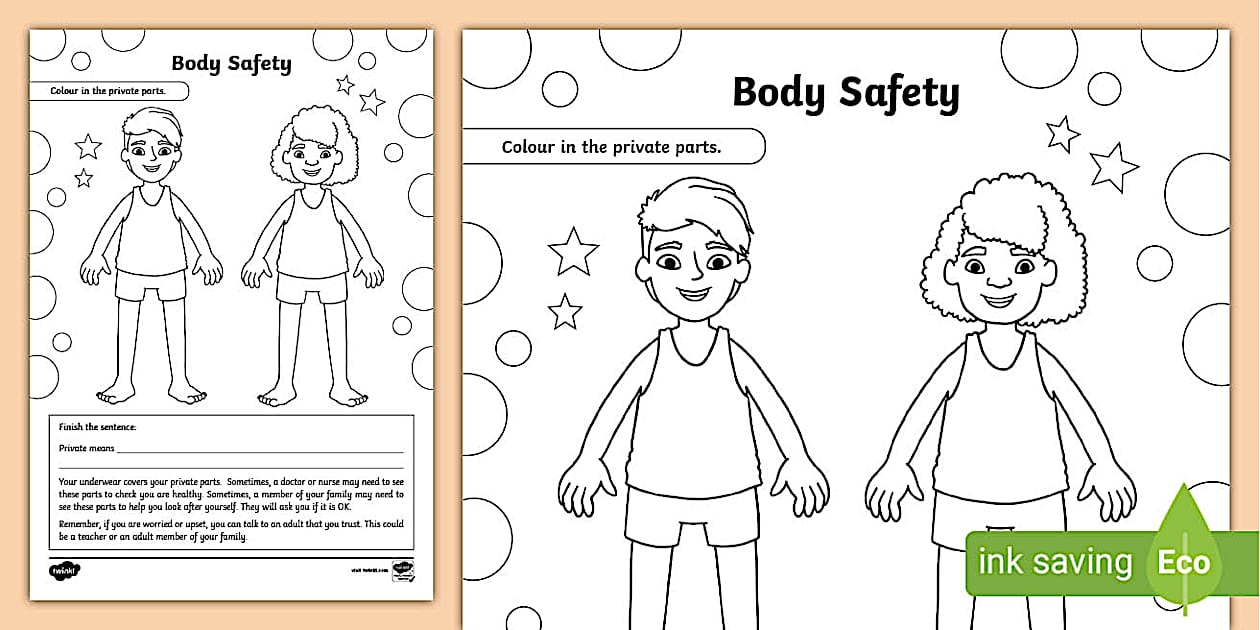 Body Safety Activity (teacher made) - Twinkl