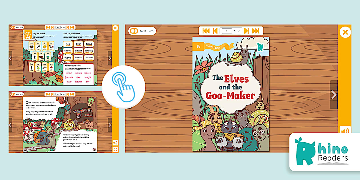 Level 5c Decodable Readers: The Elves and the Goo-Maker