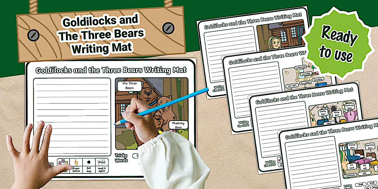 Traditional Tales Writing Mat (teacher made) - Twinkl