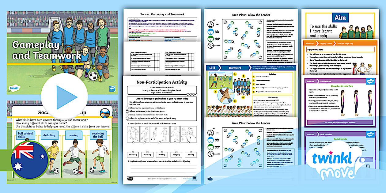 Move PE Year 3 Soccer: Lesson 6: Gameplay and Teamwork
