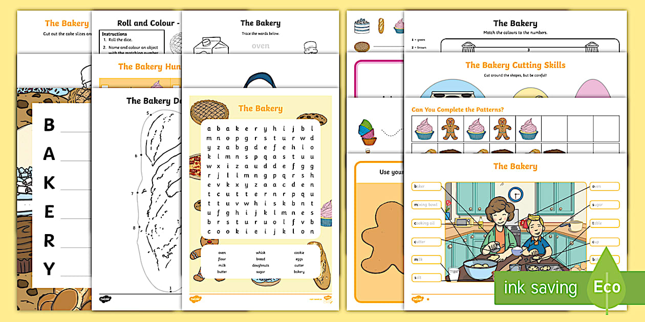The Bakery Aistear Activity Pack (Teacher-Made) - Twinkl