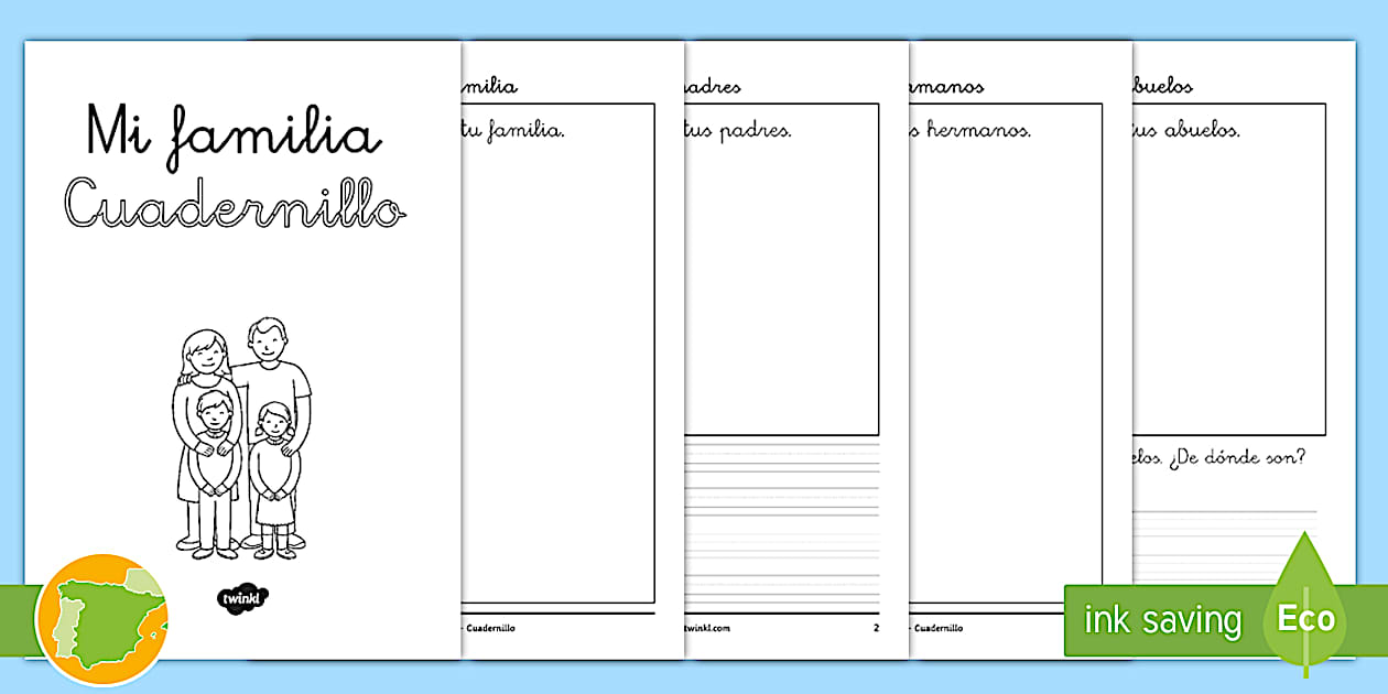 Cuadernillo: Mi familia