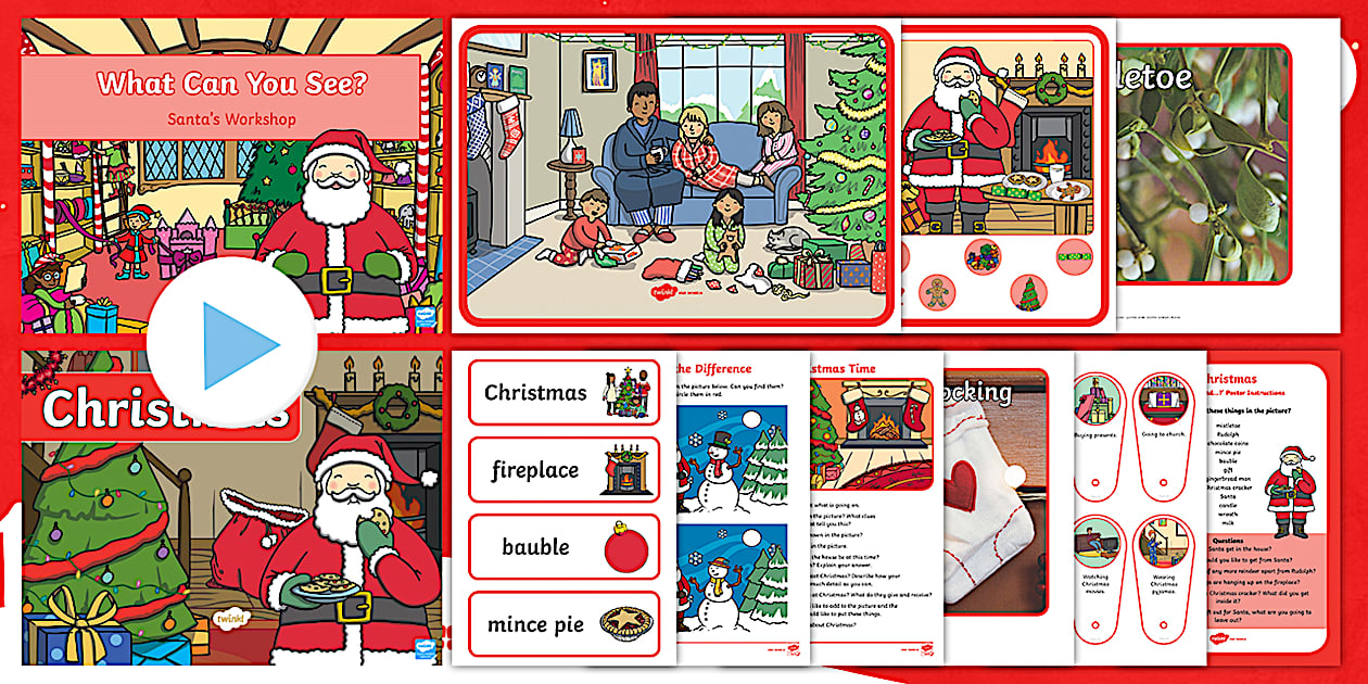Christmas Aistear Oral Language Activity Pack (teacher made)