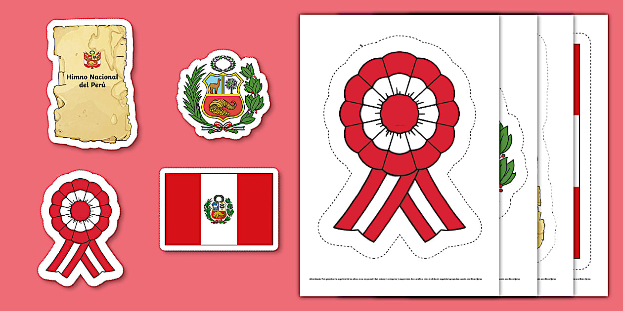 Imágenes de los símbolos patrios | Materiales Educativos