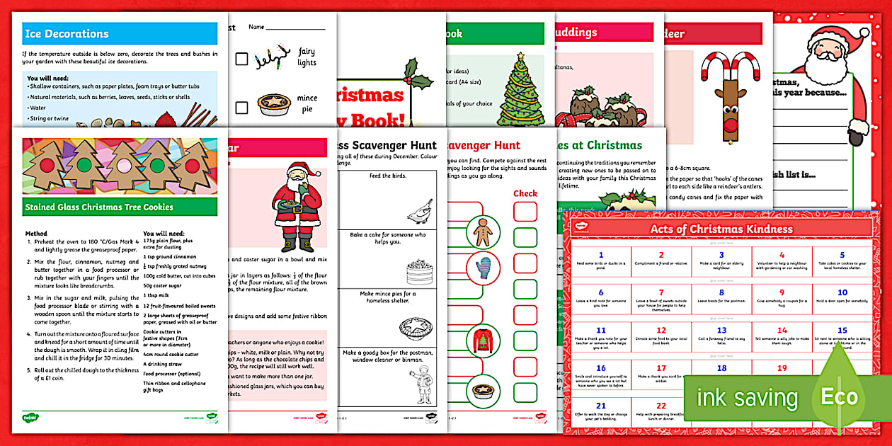 Christmas Activities Pack (teacher made) - Twinkl