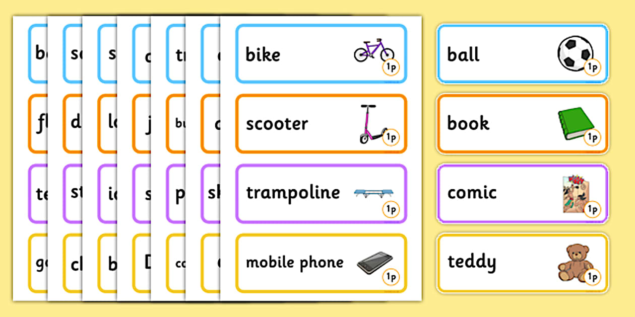 Cursive 1 Penny Price Labels (teacher made) - Twinkl