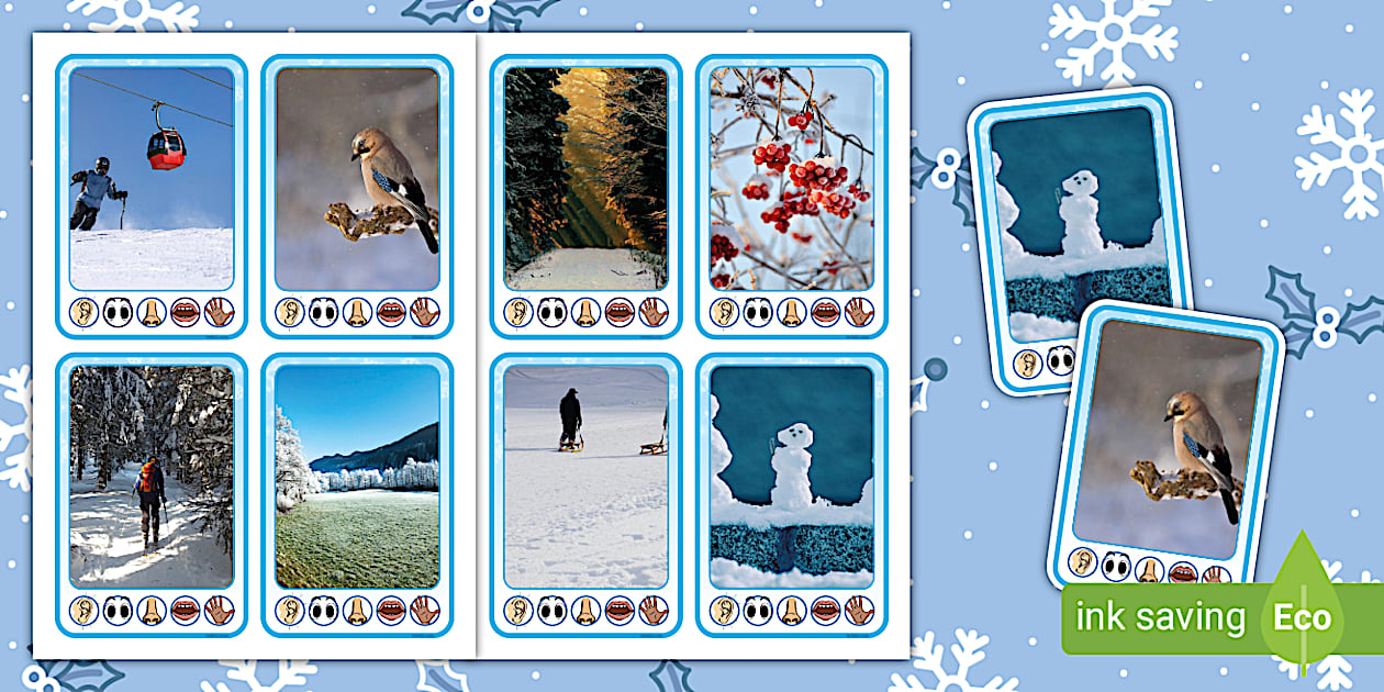 Winter Story Setting Photo Prompt Cards (teacher made)