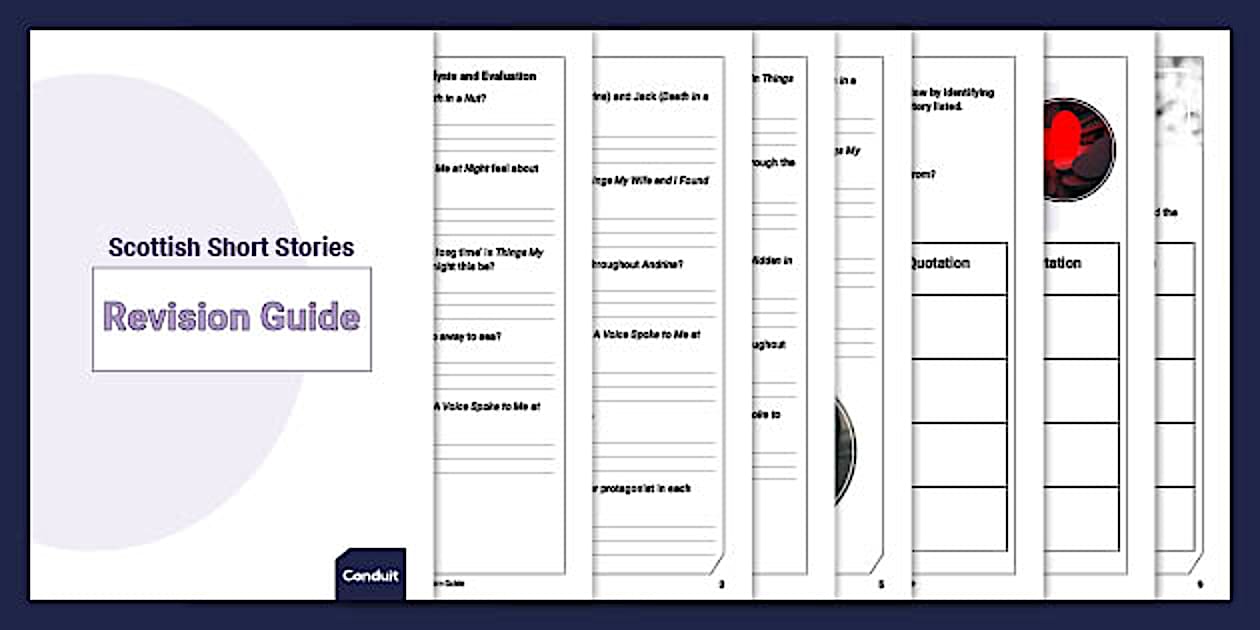 Scottish Short Stories: A Revision Guide