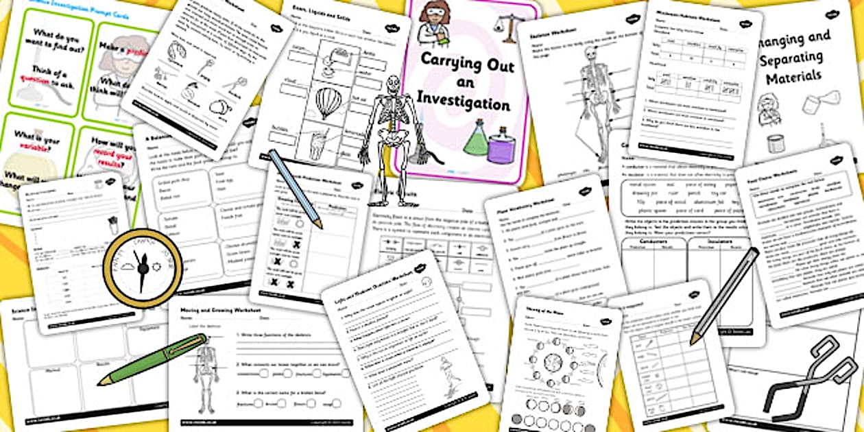 KS2 Teaching Assistant Science Resource Pack (teacher made)
