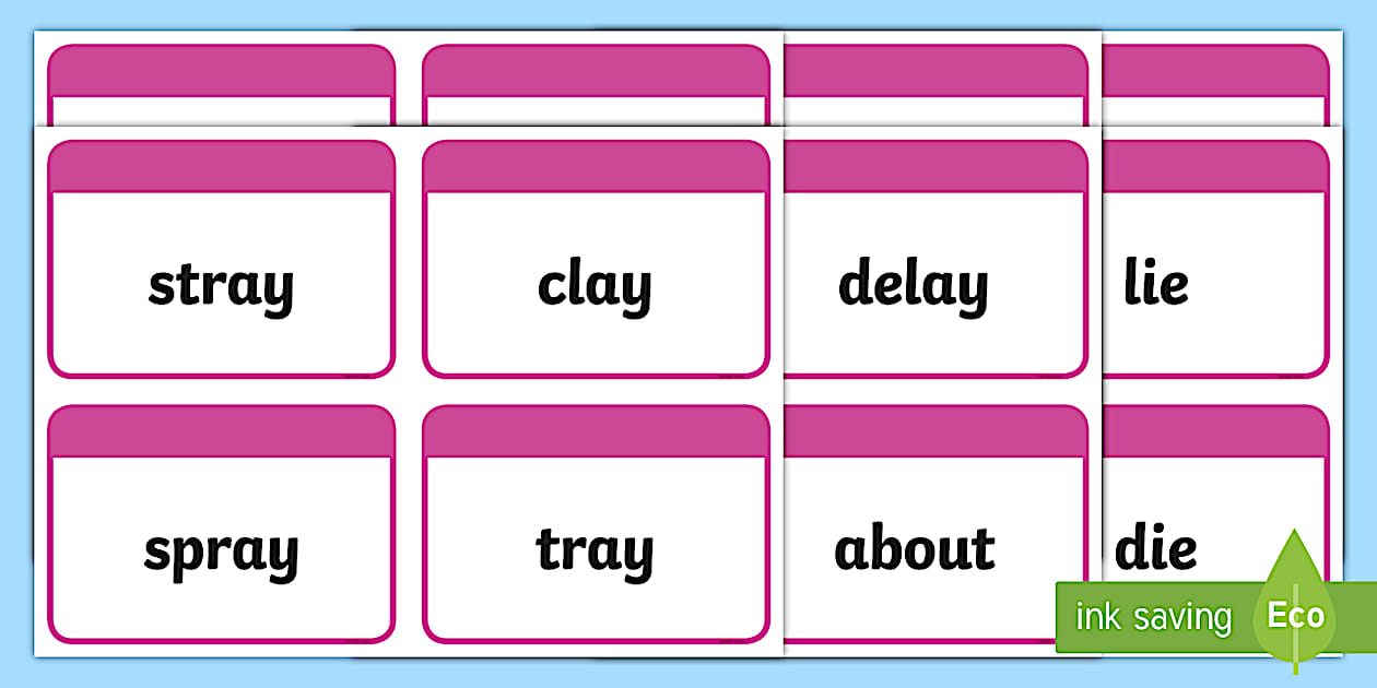 Phase 5 Words Flashcards (teacher made) - Twinkl