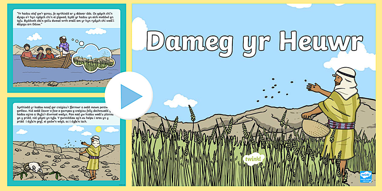 Pŵerbwynt Dameg yr Heuwr (teacher made) - Twinkl