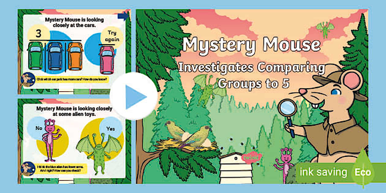 👉 Mystery Mouse Investigates Comparing Groups to 5 PowerPoint