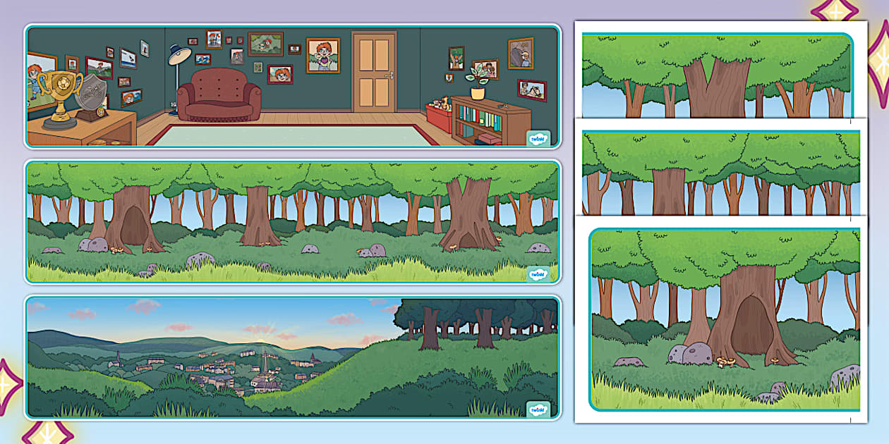 The Making of Milton Small World Backgrounds - Twinkl