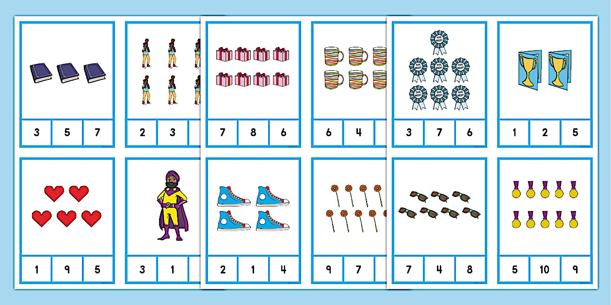 Father's Day Clip Cards | Celebrating with Math | Twinkl USA