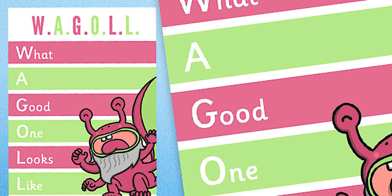 👉 WAGOLL Monster Themed Poster (Teacher-Made) - Twinkl