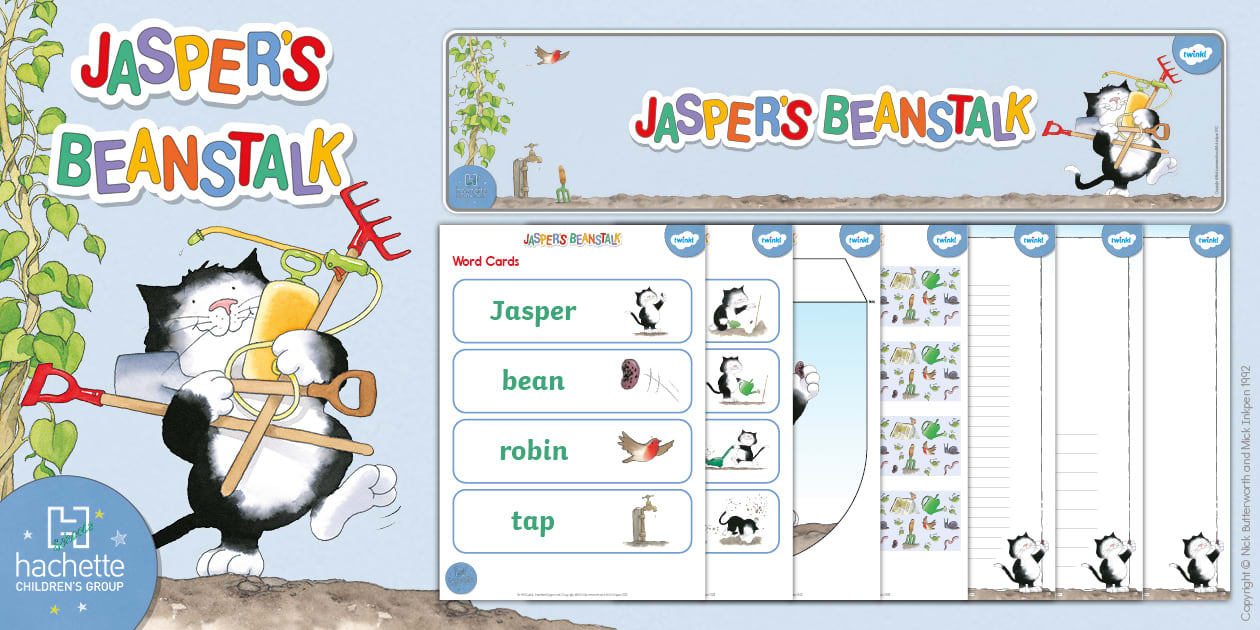 FREE! - Jasper's Beanstalk Display Pack (teacher made)