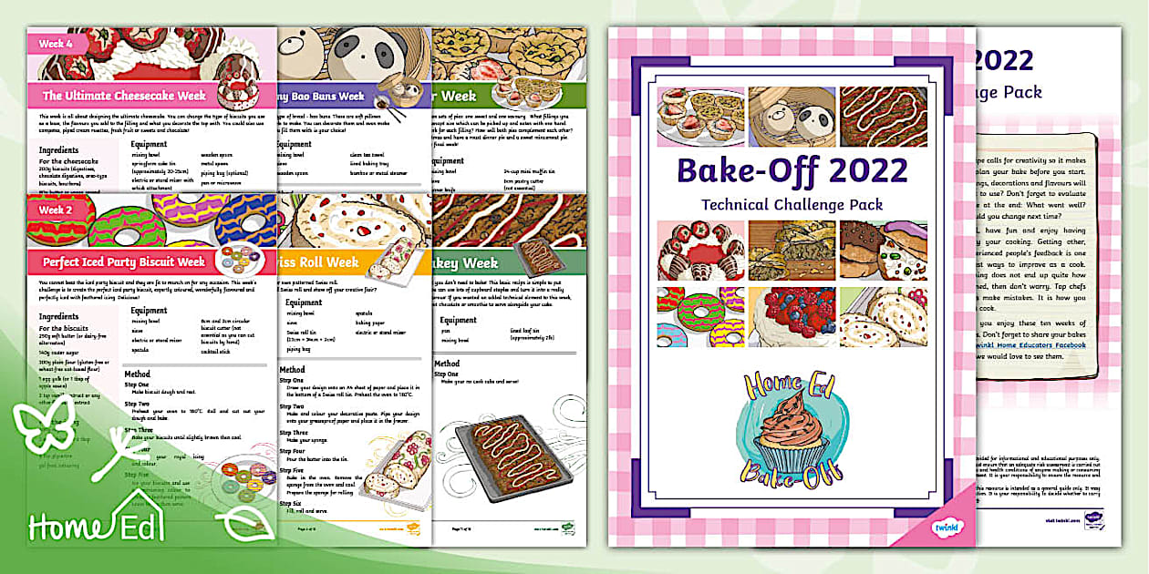 Bake-Off Technical Challenge Pack 2022 (teacher made)