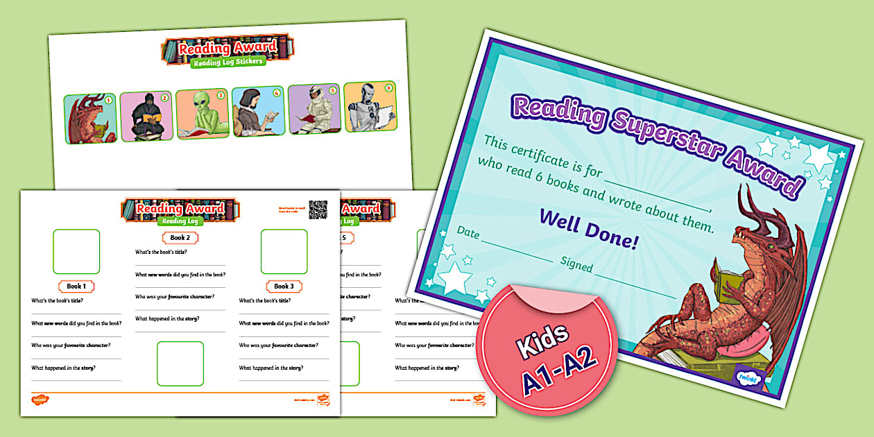 ESL Reading Day Reading Award Scheme (teacher made) - Twinkl