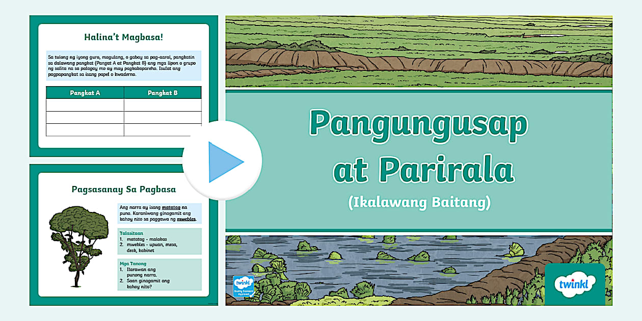 Pangungusap At Parirala Powerpoint (Ikalawang Baitang) | Grade 2 | Twinkl
