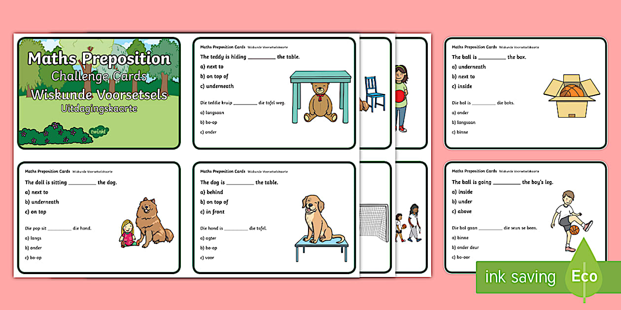 Editable Year 2 Maths Position Challenge Cards - Twinkl