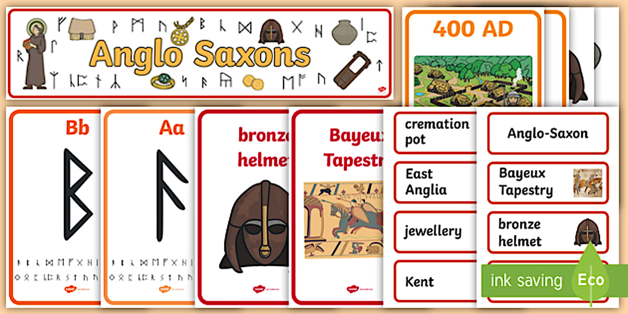 Anglo-Saxon Classroom Display Pack - KS2 (Teacher-Made)