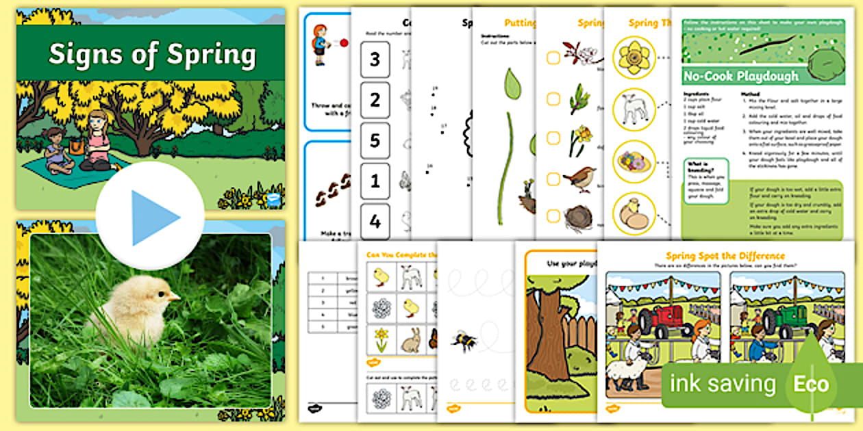 Spring Early Years Pack (teacher made) - Twinkl