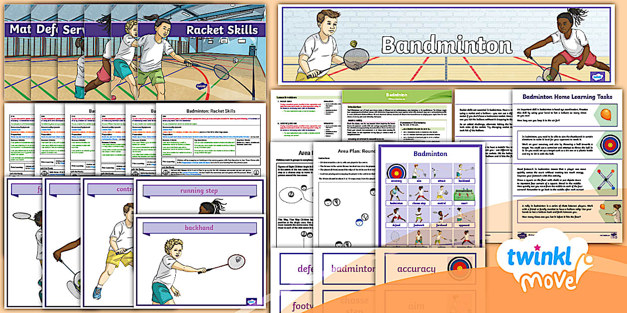 Badminton Scheme of Work - Year 4 PE Planning - Twinkl Move
