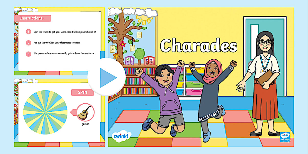 Interactive Charades Game (teacher made) - Twinkl