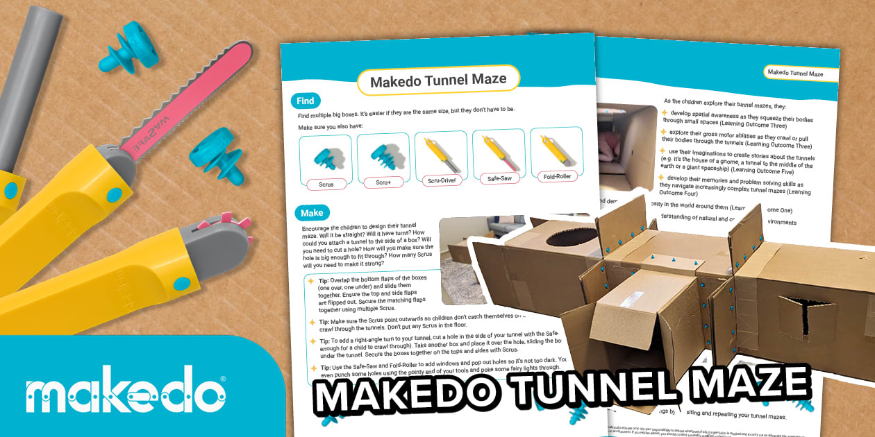 Makedo Tunnel Maze