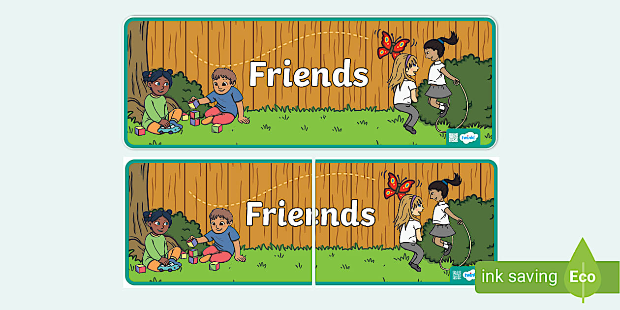 Friends Unit Banners (teacher made) - Twinkl