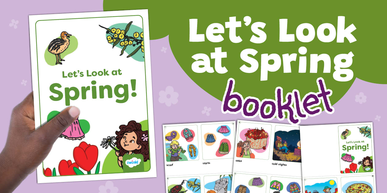 Let's Look at Spring Booklet