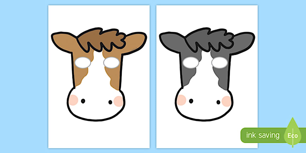 Cow Mask | Role Play | Dramatic Play | Twinkl Resources